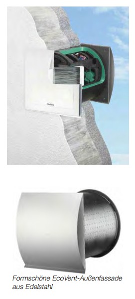 Helios KWL dezentrales Lüftungsgerät EcoVent EC 60 Pro FF
