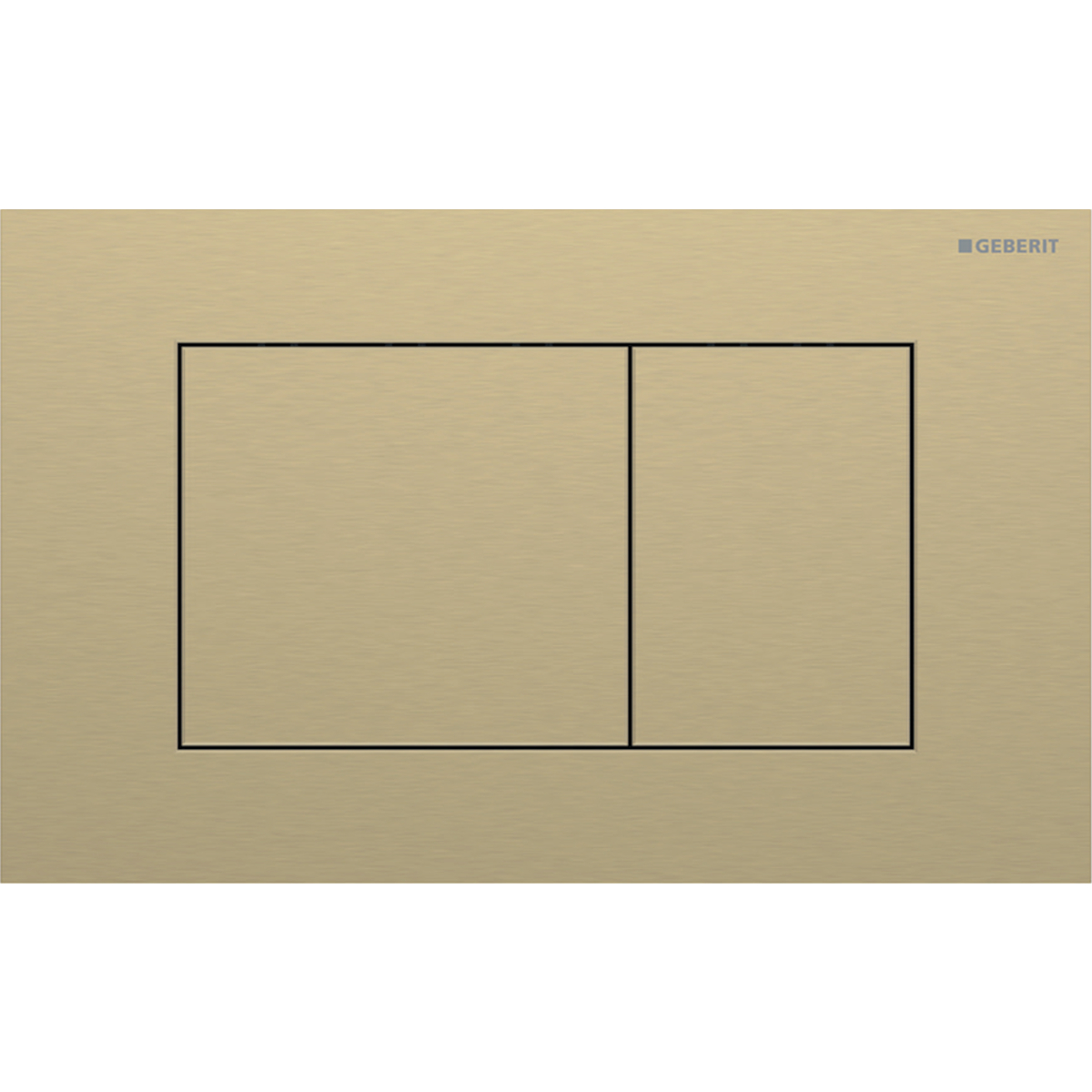 Geberit Sigma40 Betätigungsplatte Eckig für 2-Mengen-Spülung in ...